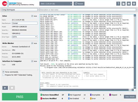 Firmware Updates And Write Blocker Validation