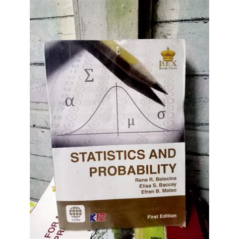 Statistics Probabilityused Book Shopee Philippines