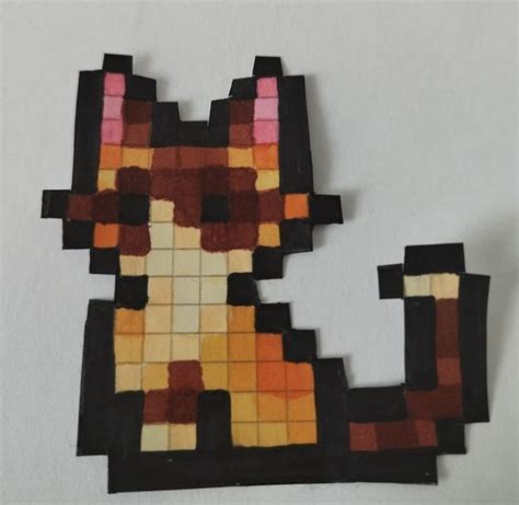 Ragdoll Pixelart Pixel Art Pixel Art Grid Drawings