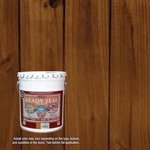 Ready Seal 1 Gal Burnt Hickory Exterior Wood Stain And Sealer 370029