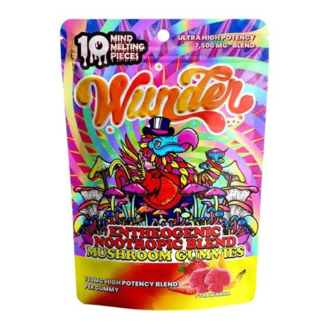 Entheogenic Nootropic Blend Mushroom Gummies High Potency