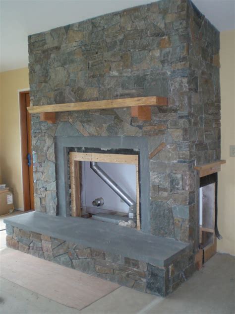 The New Manor Project Fireplace Facade Finished