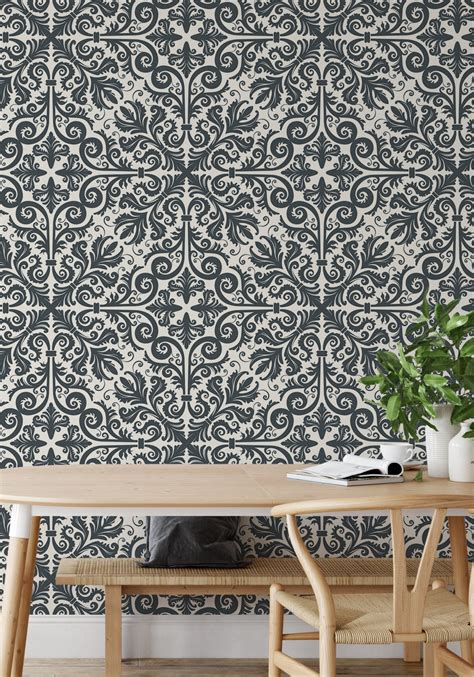 Peel And Stick Wallpaper Home Luxury Wallpaper Removable Etsy