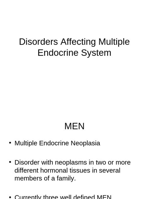 Men Pdf Diseases And Disorders Endocrine System