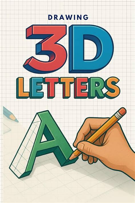 How To Draw 3d Letters A To Z Step By Step