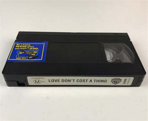 Love Dont Cost A Thing Big Box Ex Rental Vhs Movie 2005 Ebay Australia