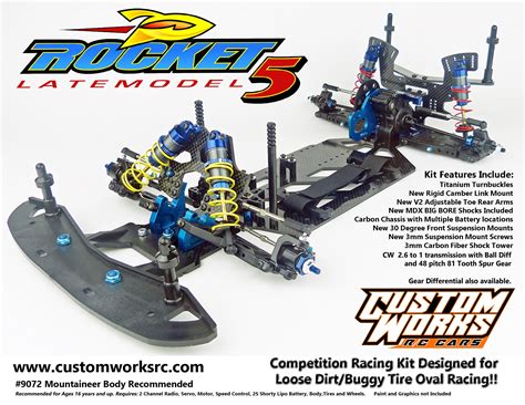 Custom Works Rocket 5 Kit Racer Rc