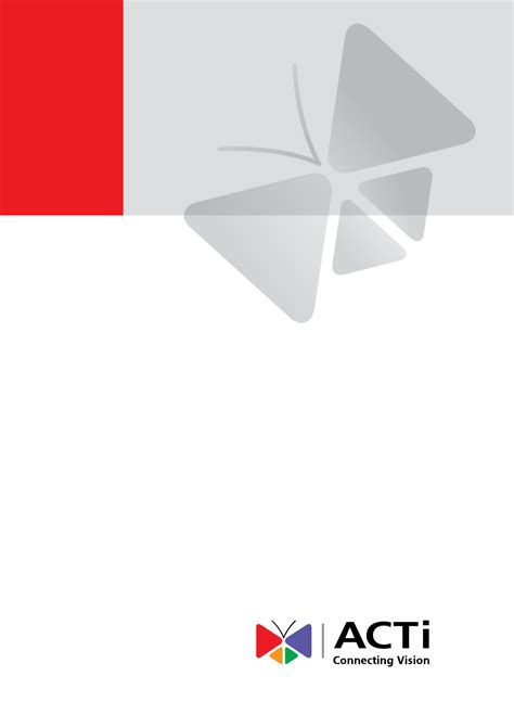 Acti D11 User Manual 23 Pages Also For D12