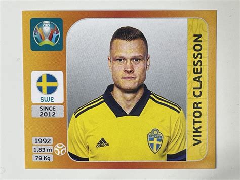 556 Viktor Claesson Sweden Euro 2020 Stickers Solve Collectibles