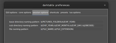Import Parameter · Issue 2584 · Darktable Orgdarktable · Github