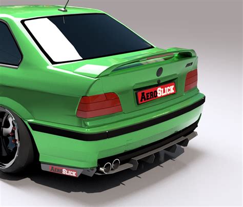 Bmw E36 Aluminium Diffuser E36 Rear Diffuser Aeroslick