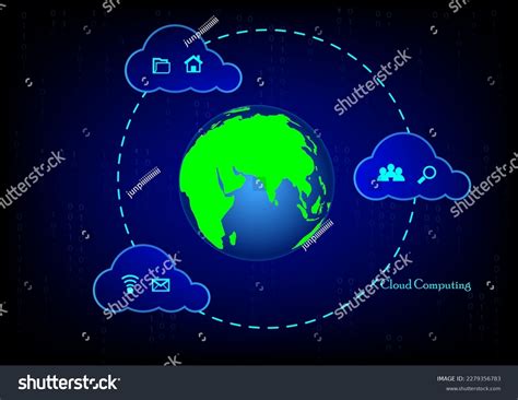 Cloud Computing Concept Globe Concept Cloud Stock Vector Royalty Free 2279356783 Shutterstock