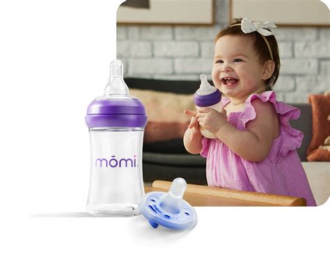 Mōmi Breastfeeding Bottle And Pacifier Designed To Work Like Mom