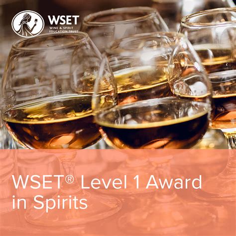 Wset Level 1 Award In Spirits Classroom Course Dates