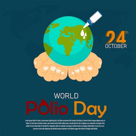 Premium Vector World Polio Day Is An Annual Observance Dedicated To Raising Awareness About