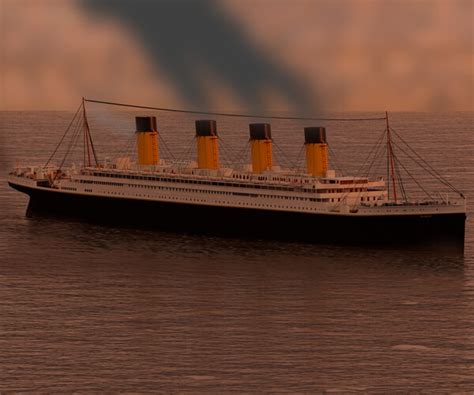 Artstation Olympic Class Liners 3d Collection Game Assets