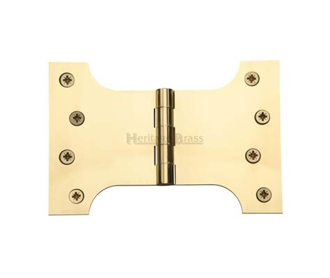 Heritage Brass Polished Brass 4 X 4 Parliament Hinge 100 X 100mm