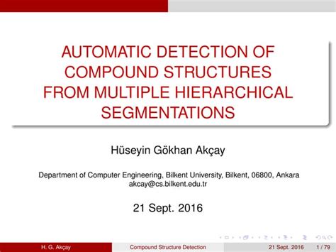 compound structure detection ppt