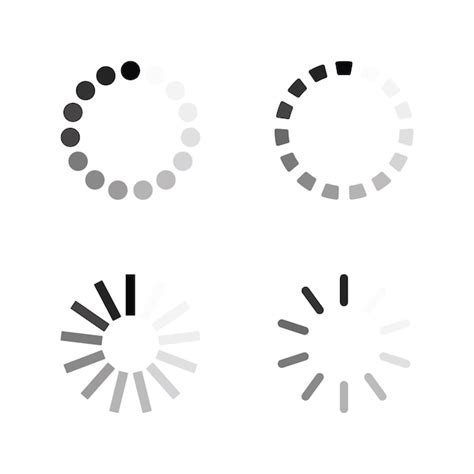 Premium Vector Super Set Different Load Icon Circle Website Buffer