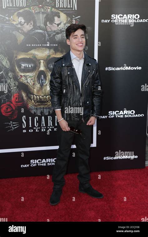 Los Angeles Jun 26 Elijah Rodriguez At The Sicario Day Of The