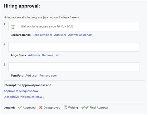 Hiring Approval Widget Snaphire By Aotal