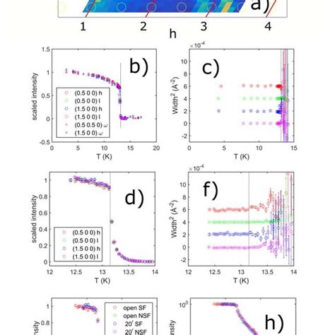 Panel A Shows The Neutron Diffraction Intensity In The Reciprocal H