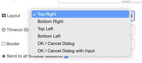 Notification Placement Issues Rnodered