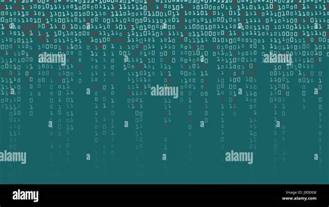 Binary Code Background Vector High Tech Matrix Background With Digits