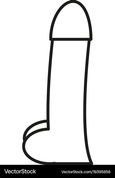 Dick Icon Royalty Free Vector Image Vectorstock