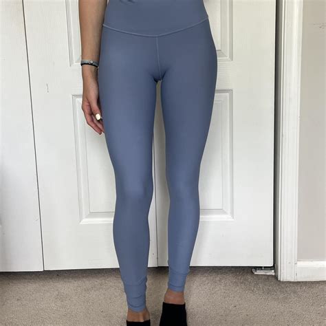 Blue Athletic Leggings Depop