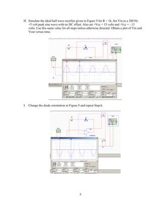Lab 5 Report Precision Diodes and Applications | PDF | Consumer Electronics | Technology & Computing