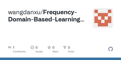 github wangdanxu frequency domain based learning with transformer for