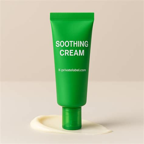 Soothing Cream For Sensitive Skin Launch Global Ready K Beauty With Kprivatelabel
