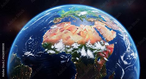 Planet Earth Sahara Desert View Stunning Satellite Of Earth