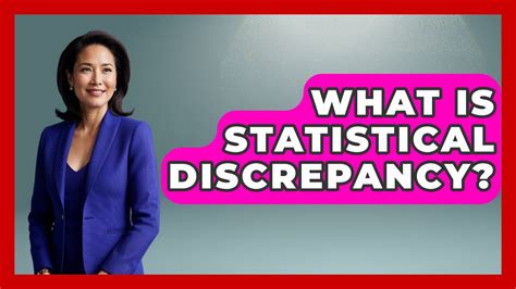 What Is Statistical Discrepancy The Friendly Statistician Youtube