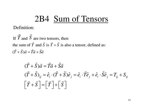 ppt part b tensors powerpoint presentation free download id 4781085