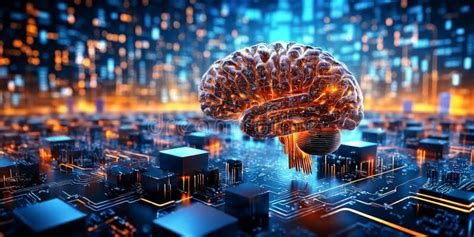neural synthesis ai as the industry cortex stock illustration