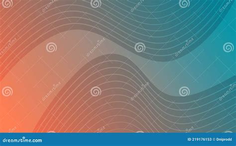 Modern Colorful Wave Curve Gradient Background Stock Vector Illustration Of Dynamic Elegant