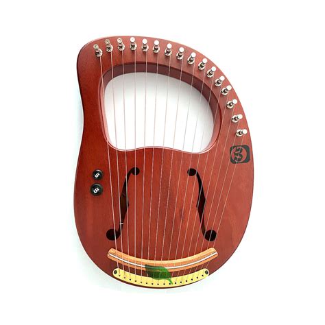 Walter Electric Lyre Harp Premium 16 String Mahogany Solid Wood Instru