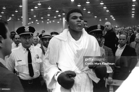 Cassius Clay Before Fight Vs Sonny Liston At Miami Beach Convention