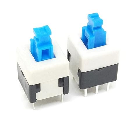 Переключатель кнопочный 5.8*5.8 с фиксацией / Купить в RoboShop