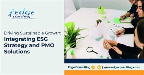 Integrating Esg Strategy And Pmo Solutions Edge Consulting