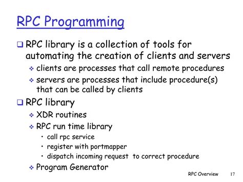 PPT Lecture Remote Procedure Call EXternal Data Representation PowerPoint Presentation ID