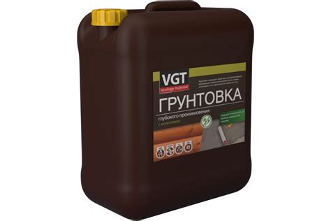 Грунтовка глубокого проникновения VGT ВД АК 0301 с антисептиком 10 кг ...