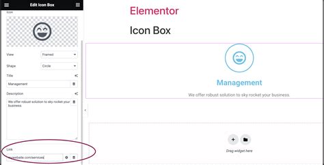 Icon Box widget | Elementor