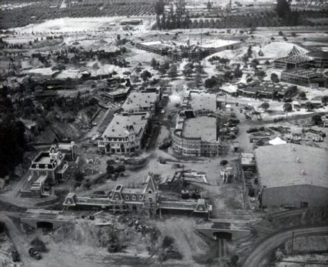 Construction Of Disneyland 14 Pics