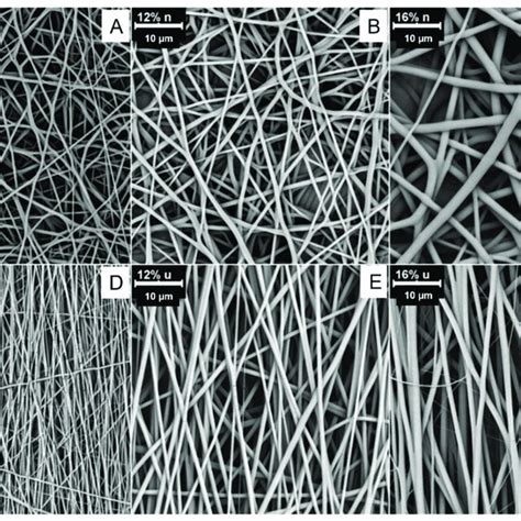The Morphology Of Obtained Fibrous Mats With A Random Arrangement Of Download Scientific