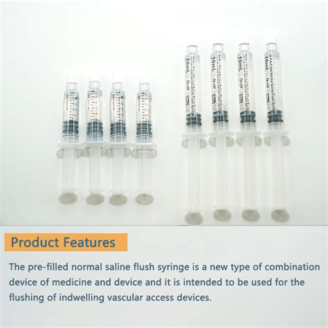 Pre Filled Normal Saline Flush Syringe 3ml5ml10ml Suppliers Company