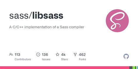 Github Sasslibsass A Cc Implementation Of A Sass Compiler