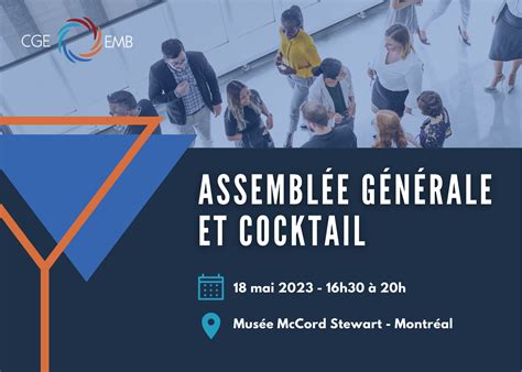 Assemblée Générale Annuelle Cge Emb